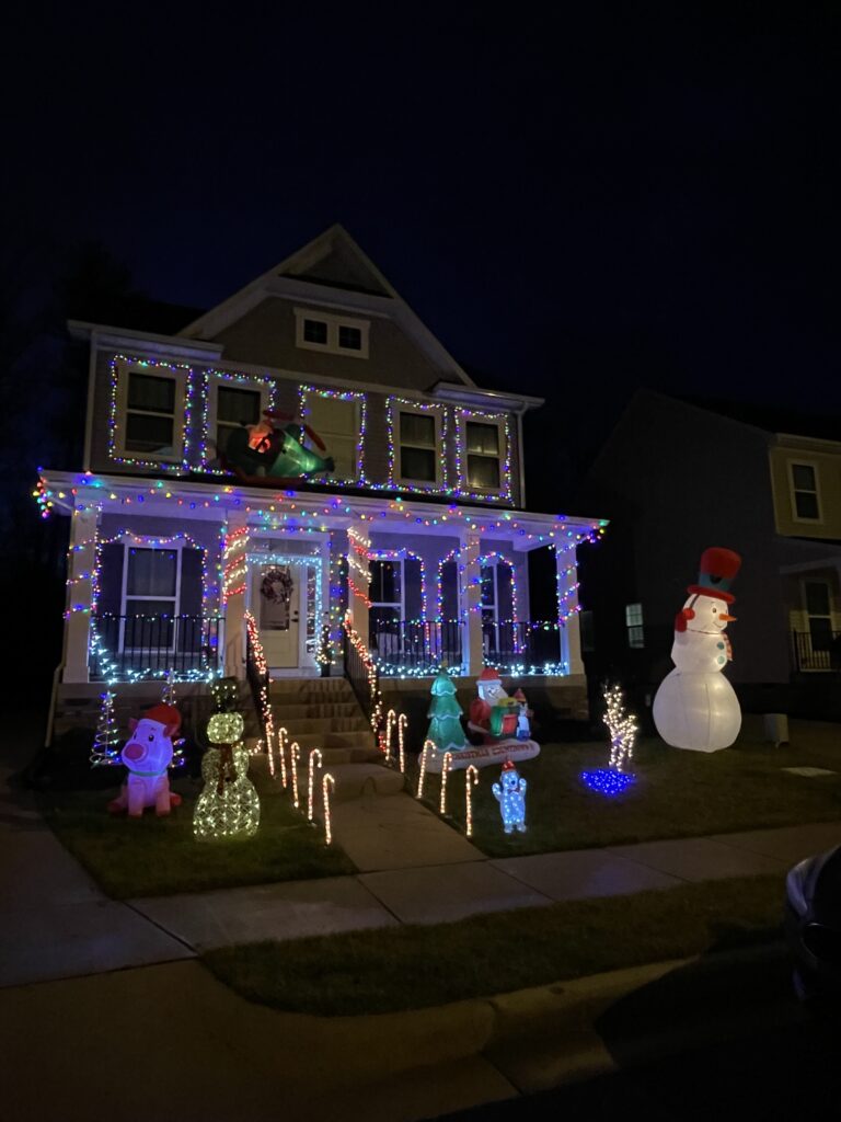 Santa’s Helicopter Arrives - Big Red Bulb